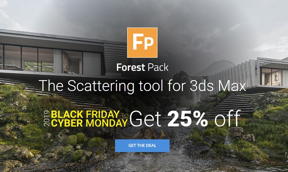Forest Pack Scattering Tools – 3DTEAMZ