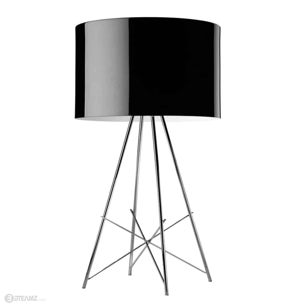 Flos Ray Table Black Lamp 3D Model – 3DTEAMZ