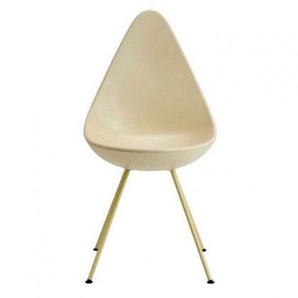 Fritz Hansen Drop Chair Sand Yellow 3D Model – 3DTEAMZ